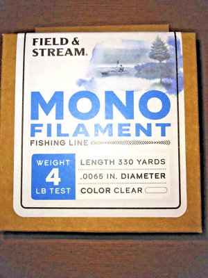Field & Stream Monofilament Casting Line Weight 4 LB Test | eBay