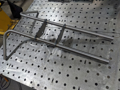 Unwelded Kit - Bonanza Chopper Forks (Upper) Vintage Mini Bike CR400 ...