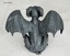 Winged Ram Horned 'Stone' Chimera Gargoyle Guardian Gothic Statue ...