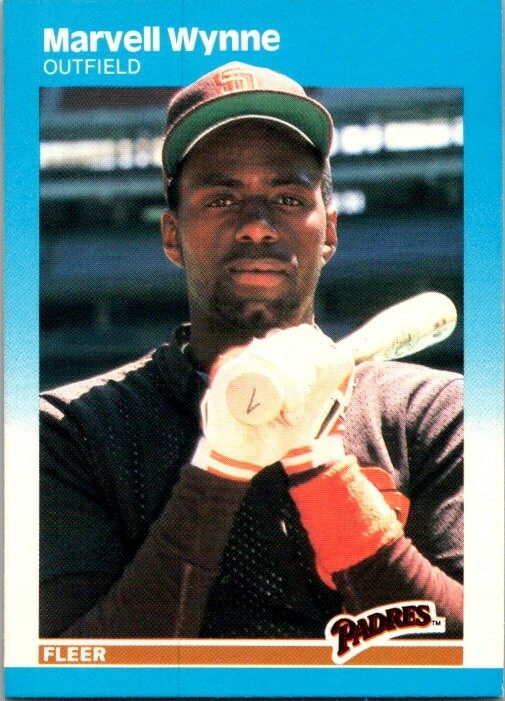 1987 Fleer Baseball Card #435 Marvell Wynne | eBay