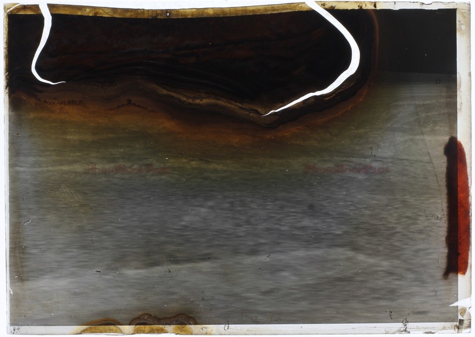Abstract Damaged Emulsion Artistic Effect Photo NEGATIVE Glass Plate ...