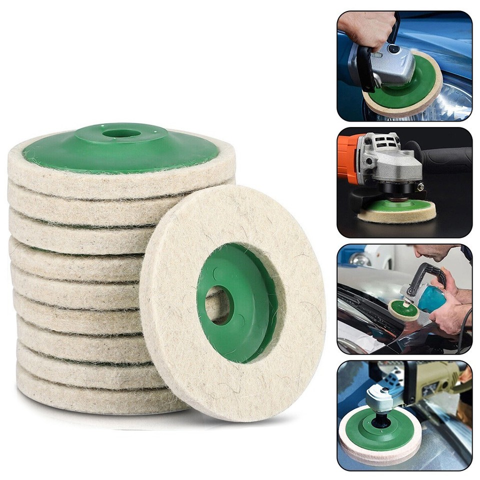 Polishing Wheel Wheel 10pcs Buffer & Polisher Wheel Felt Car ...