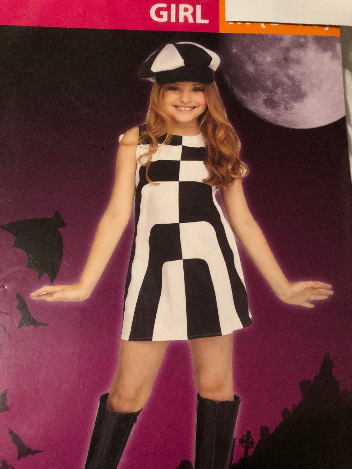 Halloween Costume Girls Mod Girl Medium, Large or XLarge New | eBay