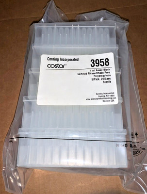 Corning Inc. costar 3958 1mL PP 96-Well Deep Well Plate Sterile 5/Pack ...