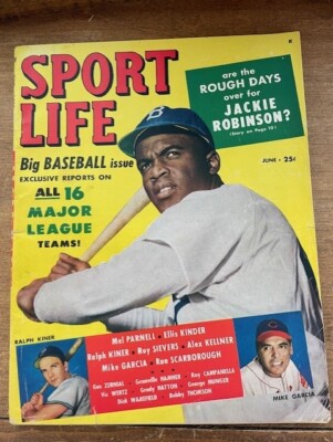 Jackie Robinson Sport LIFE MAGAZINE BIG BASEBALL ISSUE JUNE 20, 1950 ...