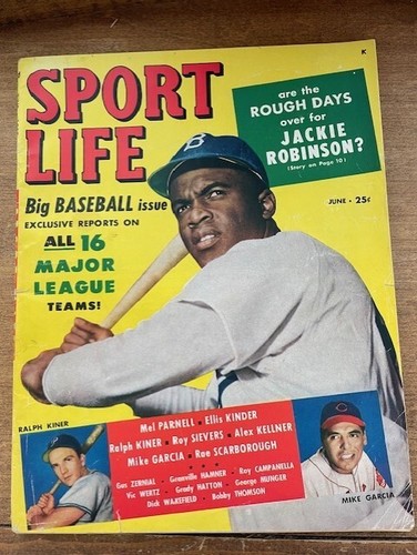 Jackie Robinson Sport LIFE MAGAZINE BIG BASEBALL ISSUE JUNE 20, 1950 ...