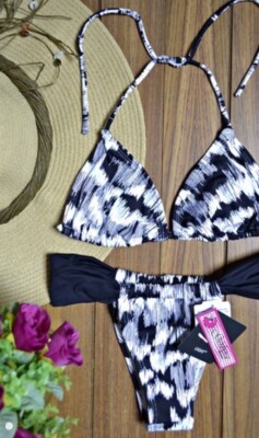 Authentic Brazilian Bikini Extra Life Lycra Sexy Modest Cut ...