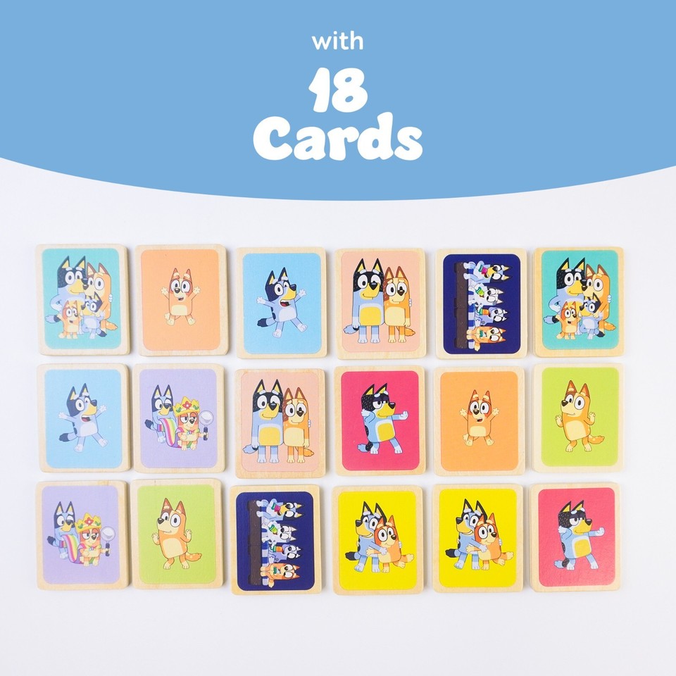 Blueys Memory Game for Kids - Matching Game with Bluey & Friends - Fun ...