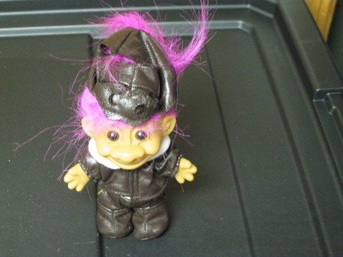 OLD TIME PILOT / MOTORCYCLE RIDER Russ Troll Doll | eBay