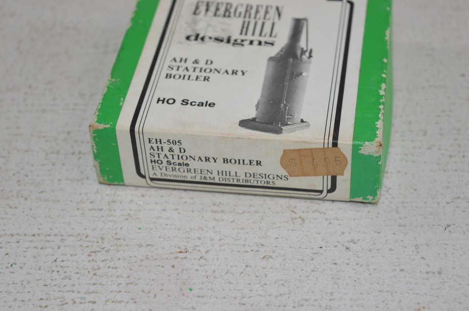Evergreen Hill Designs EH-505 AH&D Stationary Boiler HO Scale Sealed | eBay