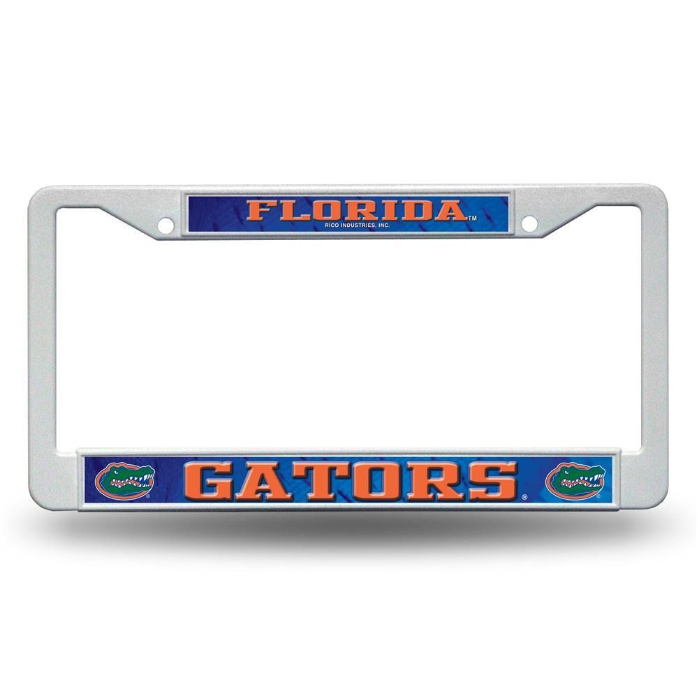Florida Gators White Plastic License Plate Frame | eBay