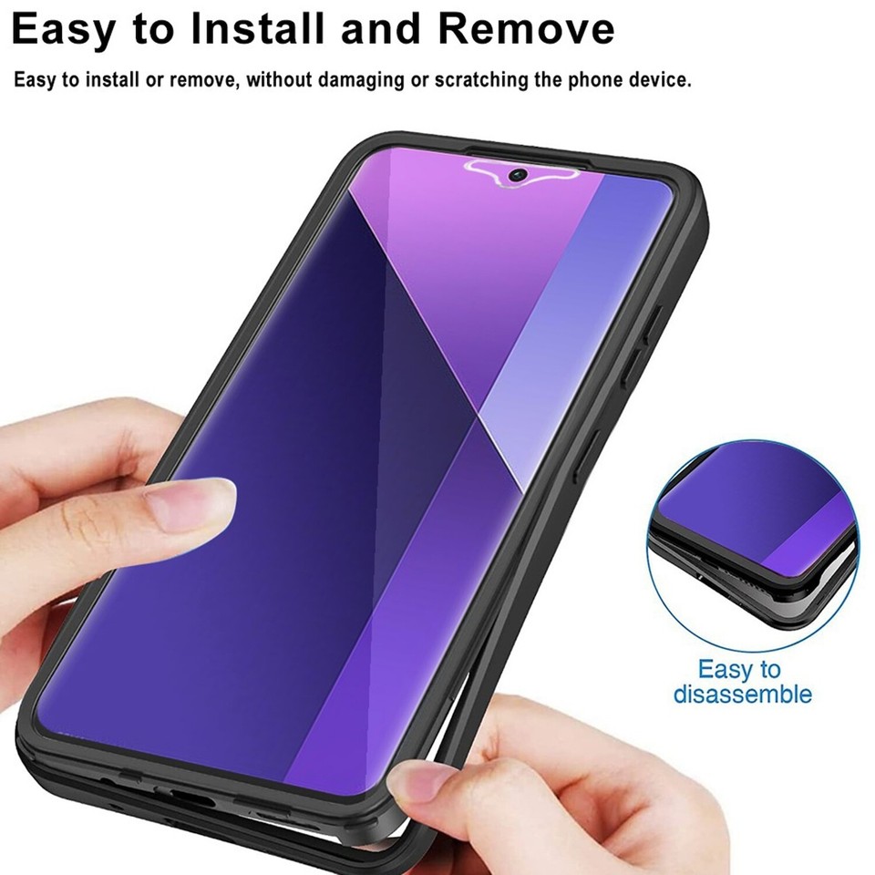 Für Xiaomi Redmi 14C Full Cover 360 Grad Acrylic Hybrid TPU Schutz ...