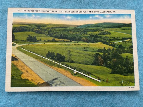 The Roosevelt Highway Shortcut in Pennsylvania Vintage Postcard | eBay