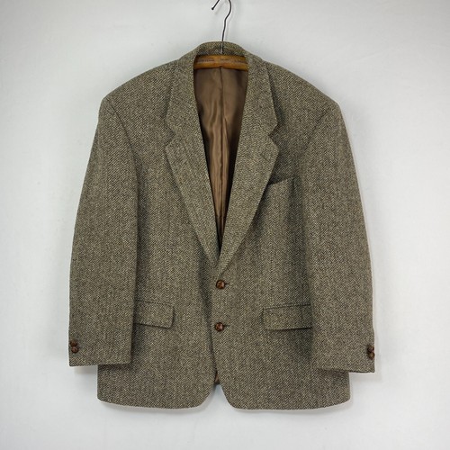 Dunn & Co Harris Tweed Jacket Mens 42S Green Barleycorn Country Sports Hacking | eBay