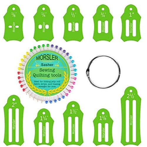 Jelly Roll Sasher Tool Set, 10 Pcs Multi-Sizes For Folding Fabric And ...