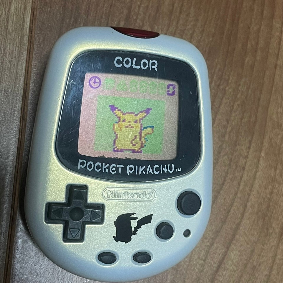 RARE NINTENDO Pocket Pikachu Color Virtual pet Pedometer Limited ...