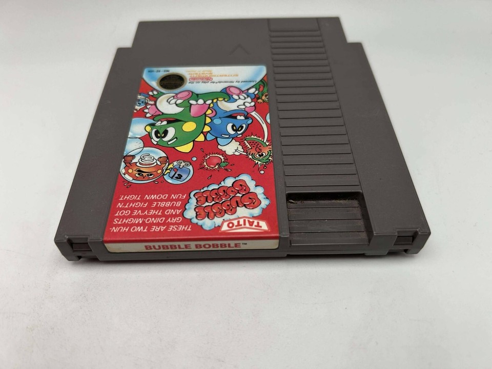 Bubble Bobble - Nintendo NES, 1988 Cartridge Only - Authentic - Tested ...