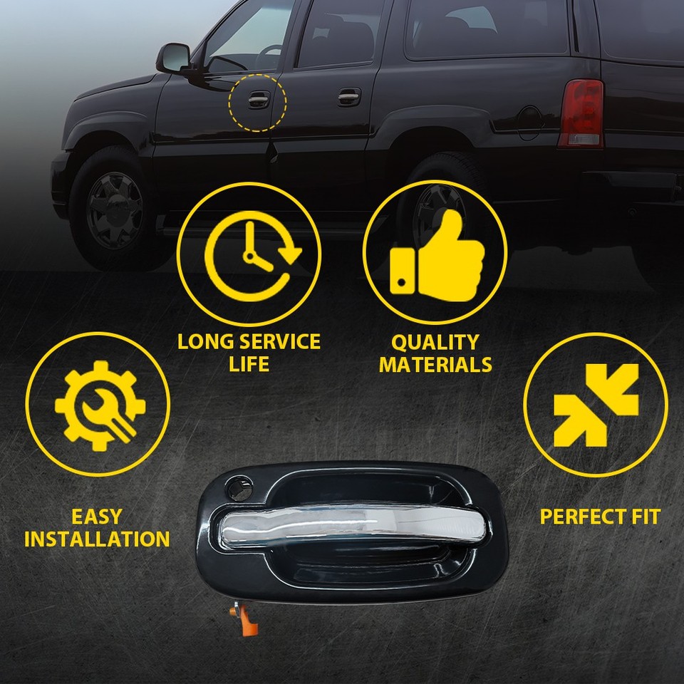 2PC Exterior Door Handle Front LH RH For 1999-06 Chevrolet Silverado ...