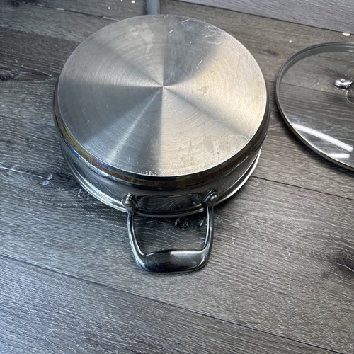 Emeril 3Qt All Clad Copper Core Saute Pan 10" Skillet Fry Pot Casserole ...