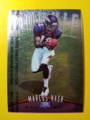 MARCUS NASH - RC ROOKIE #143 DENVER BRONCOS - TENNESSEE - 1998 FINEST ...