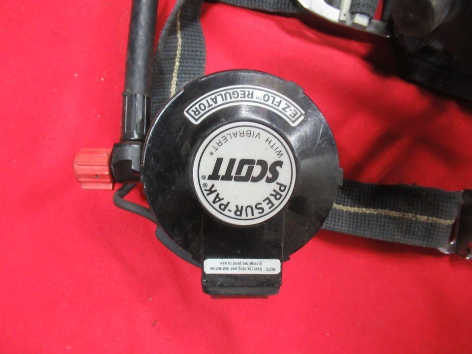 Scott 4.5 AP50 SCBA Air Pak PACK 4500 psi HUD EBSS EZ FLO REGULATOR ...