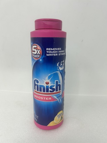 Finish Power Up Lemon Scent Dishwasher Detergent Booster 14 oz ...