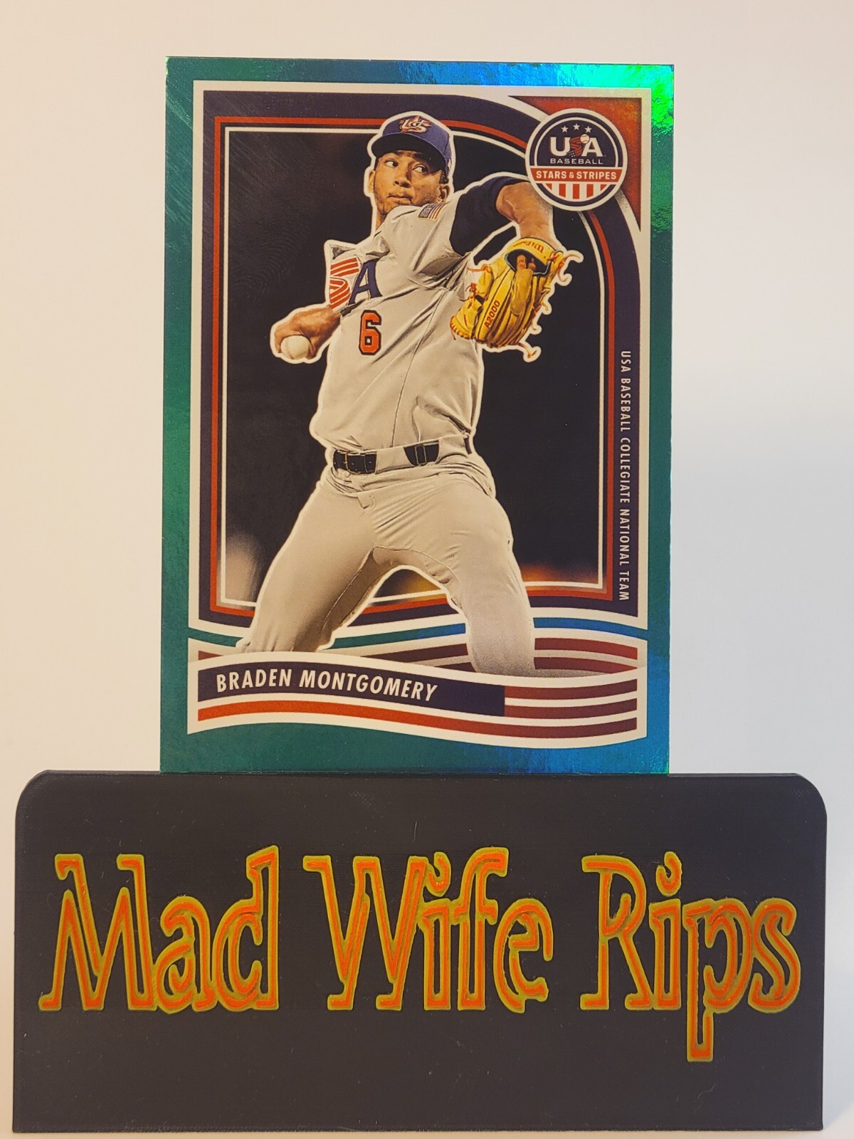 2024 Panini USA Stars & Stripes BRADEN MONTGOMERY Green Holo Texas A&M #1 Pick? | eBay