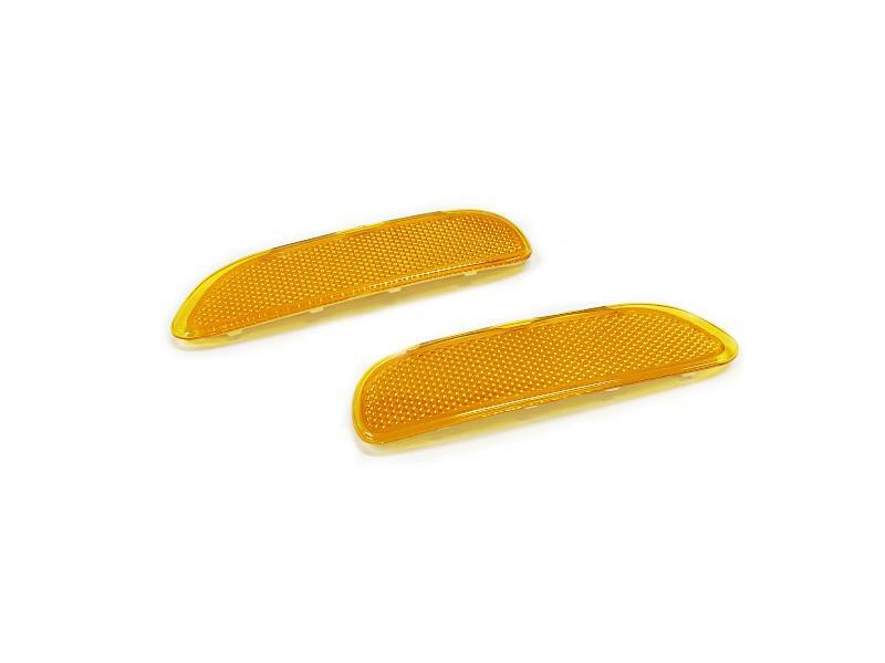 Front Bumper Amber Side Marker Reflectors for BMW E46 / M3 3-Series ...