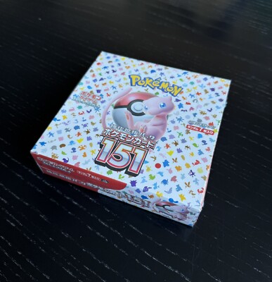 Pokemon TCG Japanese 151 Booster Box Factory SEALED Pokemon Card SV2A ...