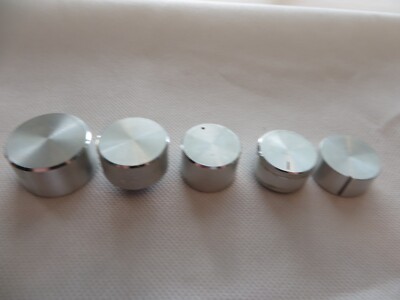 Knobs Five Assorted three slide ,one has metal divider , one has ...