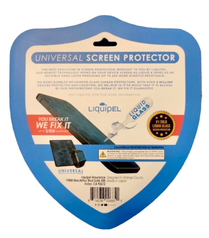 Liquid Glass, universal screen protector for glass screens, easy ...