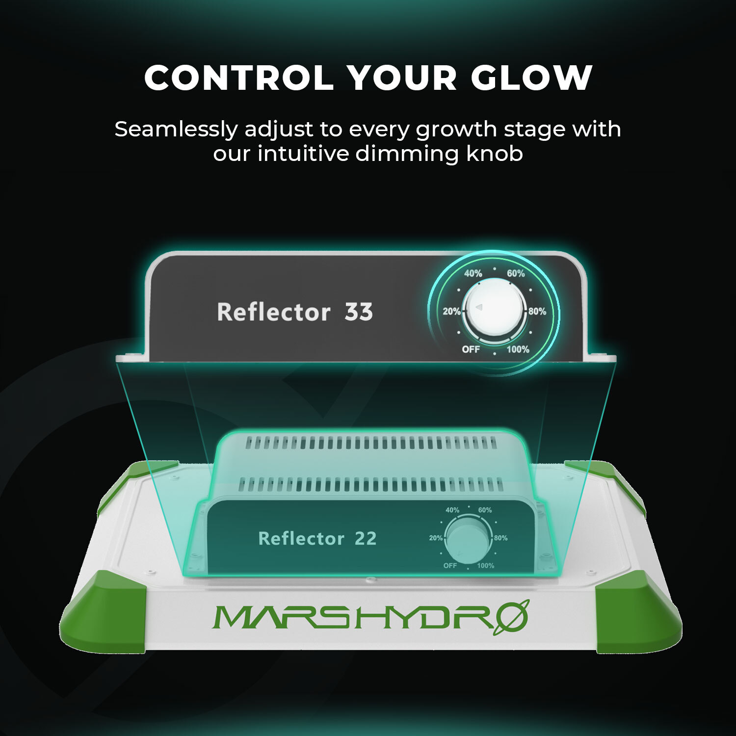 MARS HYDRO LED Grow Light R1000 Full Spectrum for 2x2ft Grow Tent ...