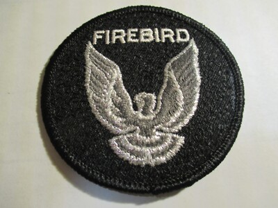 Firebird Patch NOS Vintage Pontiac Sports Car Hot Rod Muscle Car 80's ...