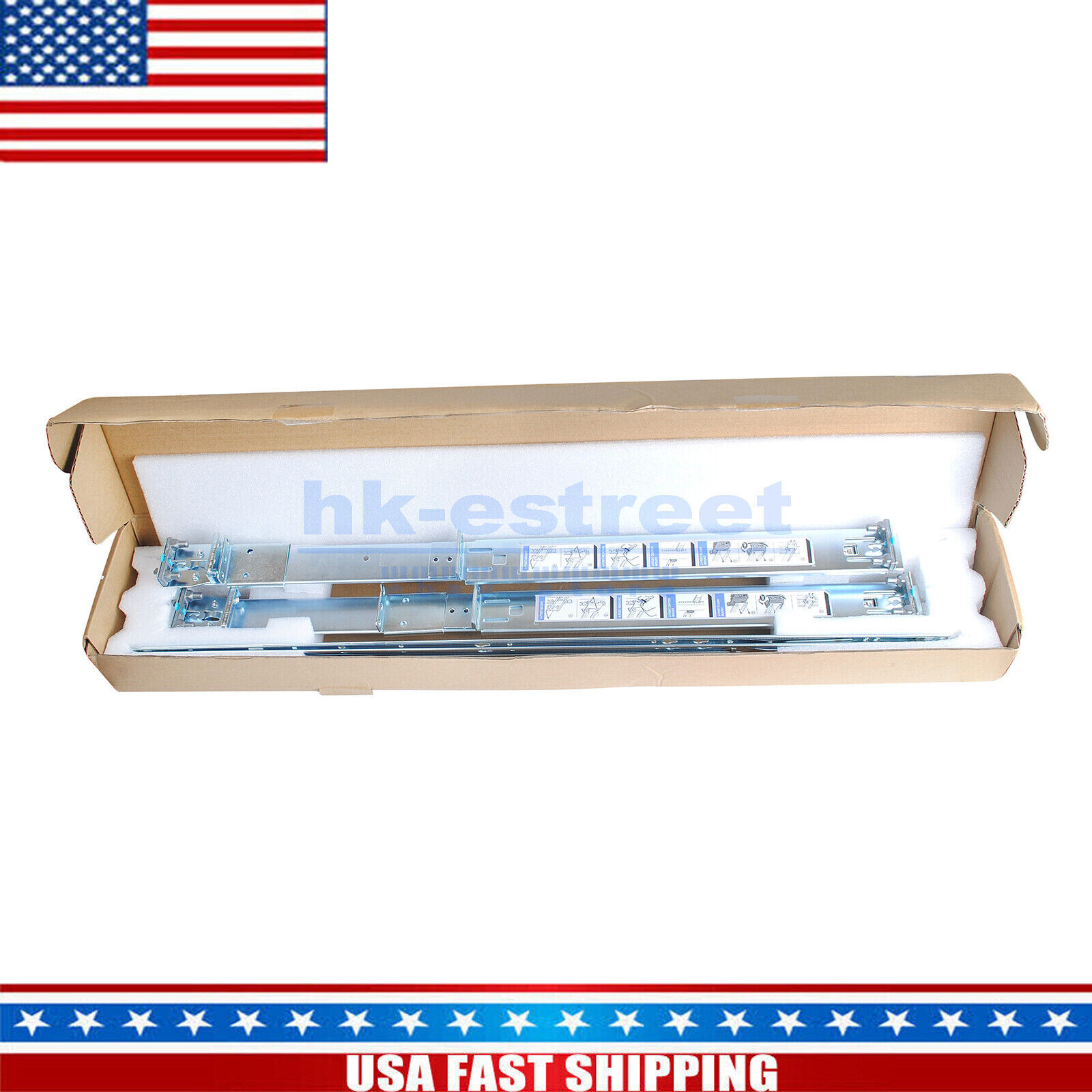 53D7M W874K X632K FOR DELL STATIC READYRAILS RAIL KIT 1U POWEREDGE R620 ...