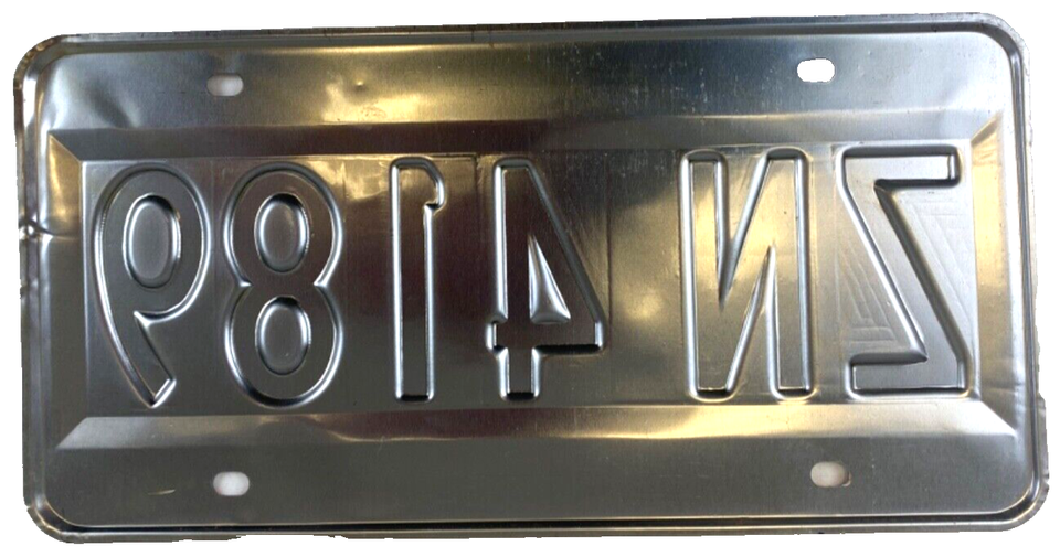 Vintage Illinois 1976 Bicentennial Auto License Plate ZN 4189 Garage ...