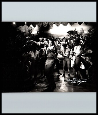 CUBA CUBAN ICONIC SINGER Tony Moro PORTRAIT 1950s VINTAGE SANTOS ORIG ...