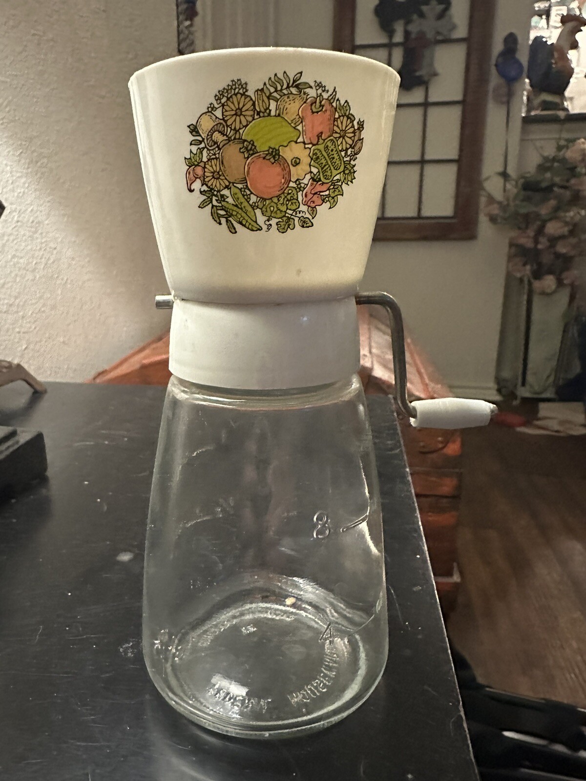 Vintage Federal Nut Chopper Grinder RARE Fruit Design 7.5” Tall MR27C ...