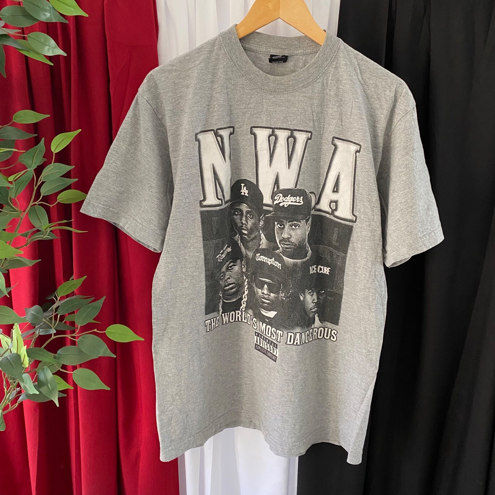 Vintage NWA The World's Most Dangerous Eazy-E Rap T-S… - Gem