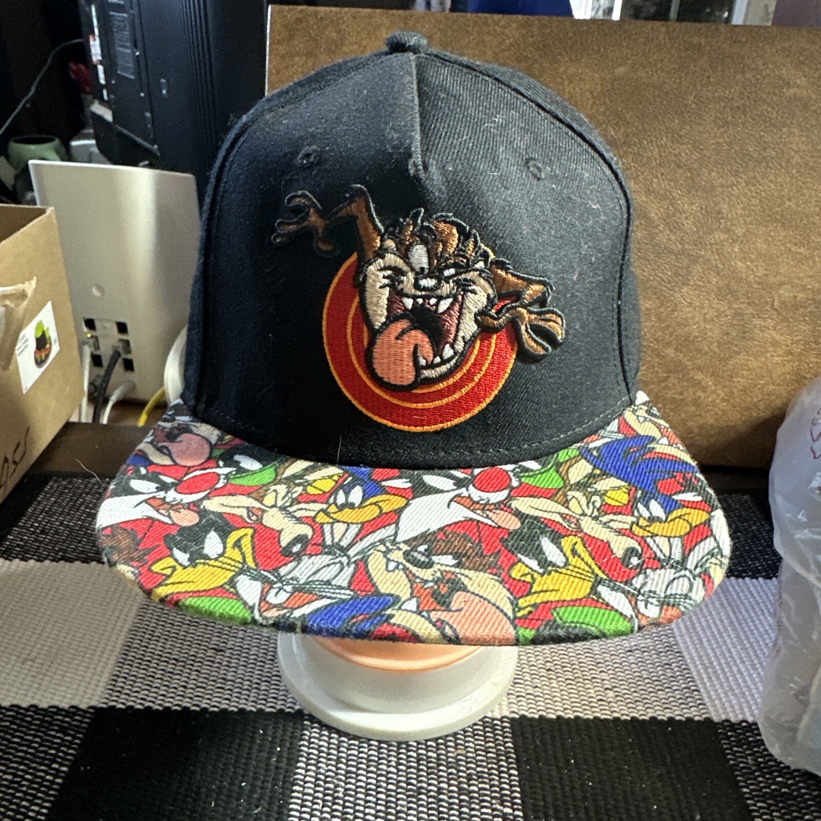 Vintage Looney Tunes Snapback Taz Black - Gem