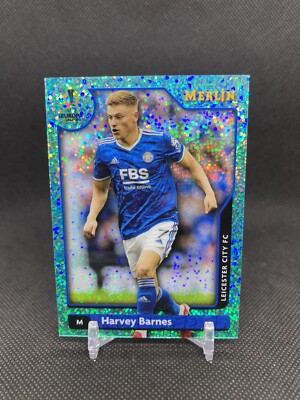 2022 Topps Merlin Harvey Barnes Aqua Speckle Prizm #’d /199 Mint / NM ...