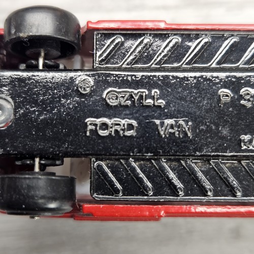 Vintage 1/64 Diecast Ford Fire Service Van 70s Zyll Zylmex - Red | eBay