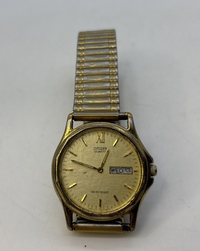 Citizen Day Date Quartz Wristwatch Water Resistant 5500-824485 HSB ...