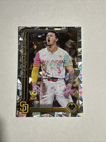 2025 Topps Series 1 - Jackson Merrill #125 Diamante Foil Rookie Cup ...