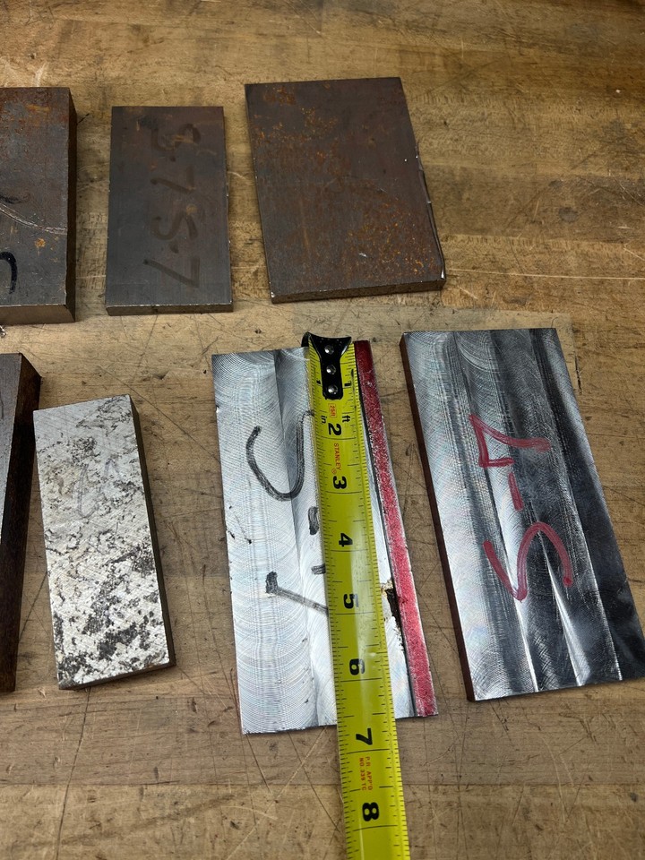 S7 Tool Steel flat bar stock lot various size cut offs 35 lbs | eBay