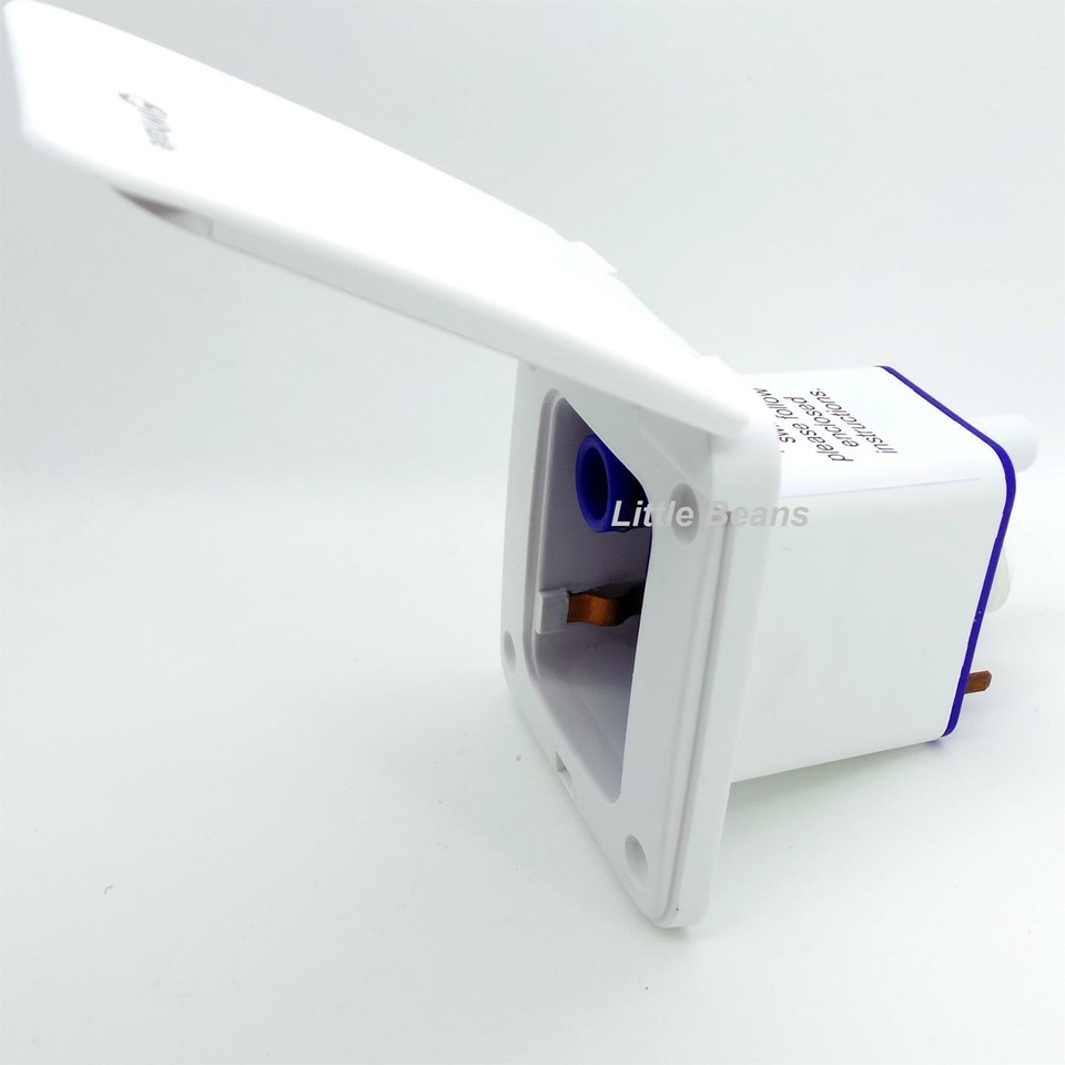 WHALE Watermaster Water Inlet Socket White c/w Pressure Switch Caravan ...