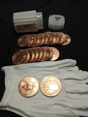 🇺🇲Roll Of 20 2021 MJB Monetary Metals Bitcoin Art 1oz .999 Copper ...