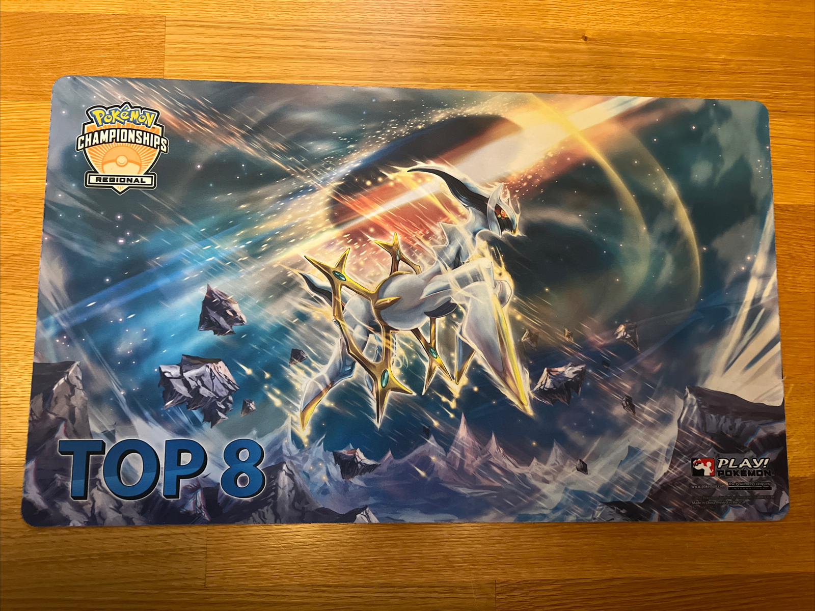 Pokemon Arceus Top 8 Playmat 2022 Regional Championships Brilliant Stars | eBay