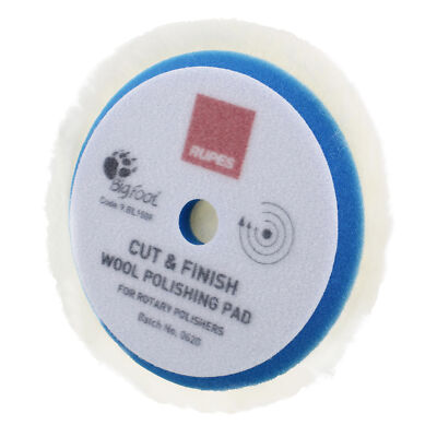 RUPES Wool Buffing Pads 6 Inch Polishing Pads - 1 Pack Rotary Polisher ...