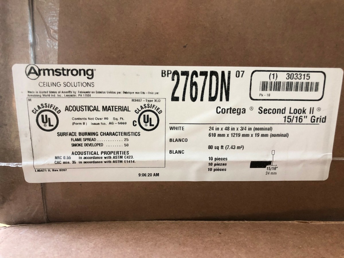 Armstrong Cortega Second Look Ii Ceiling Tile | Shelly Lighting