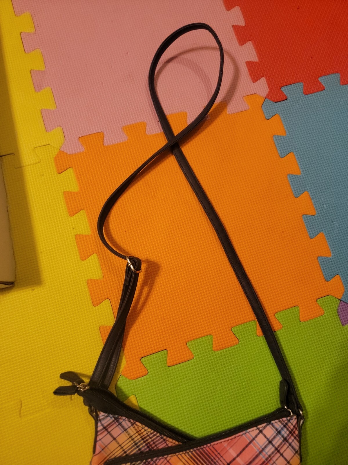 MultiSac Shoulder Bag/Crossbody Purse Pink Yellow Blue Multicolors | eBay